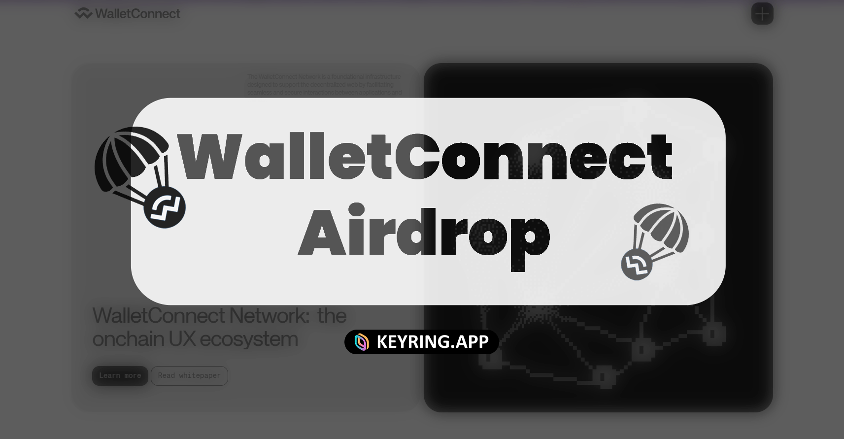 Get eligible for the WalletConnect Airdrop with KEYRING PRO Wallet - KEYRING PRO